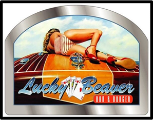 Lucky beaver logo - Tahoe Rim Trail